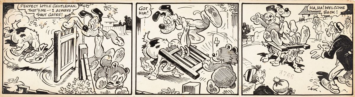 Roy Wilson - Happy Andy and his Playful Pets 1945 | Original Comic Arts ...