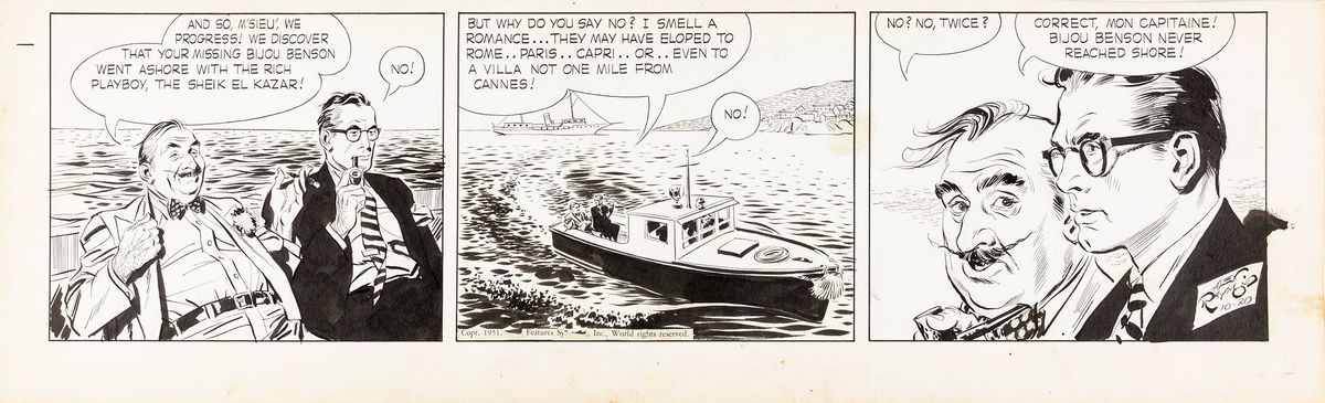 Alex Raymond - Rip Kirby 1951 | Fumetti: Tavole e Illustrazioni ...