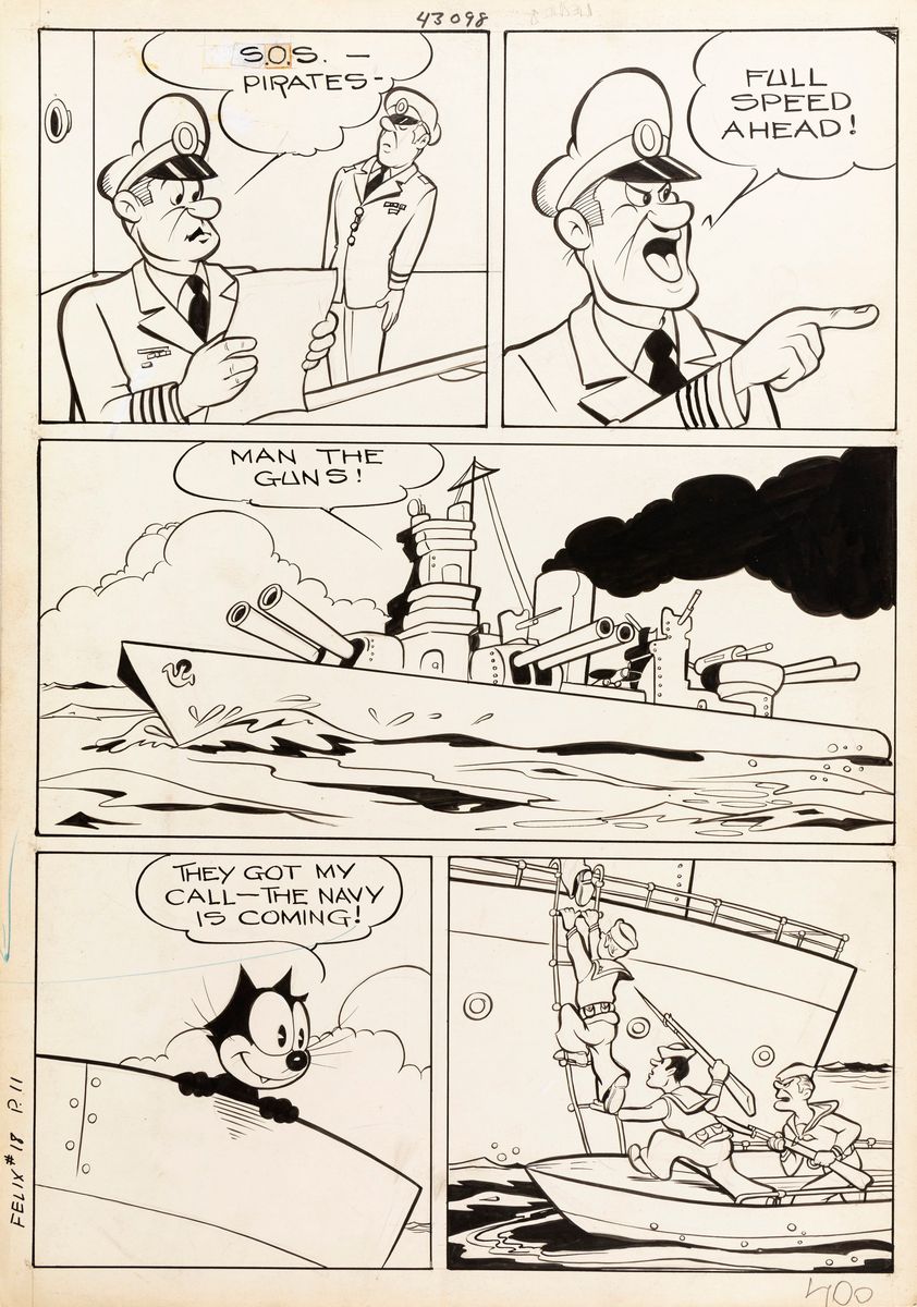 Otto Messmer - Felix The Cat 1951 | Fumetti: Tavole e Illustrazioni ...