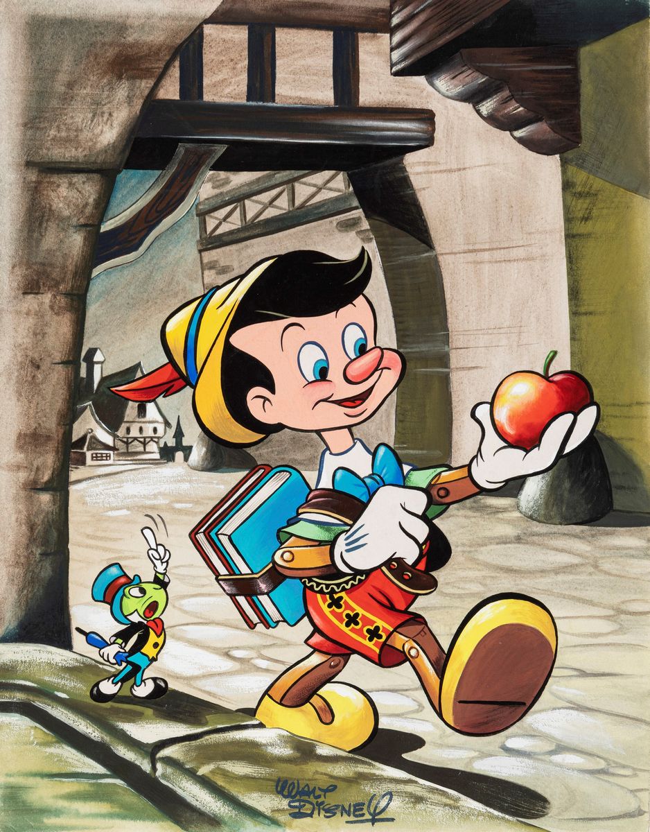 René Guillaume - Pinocchio e il Grillo parlante 1963 | Fumetti: Tavole ...