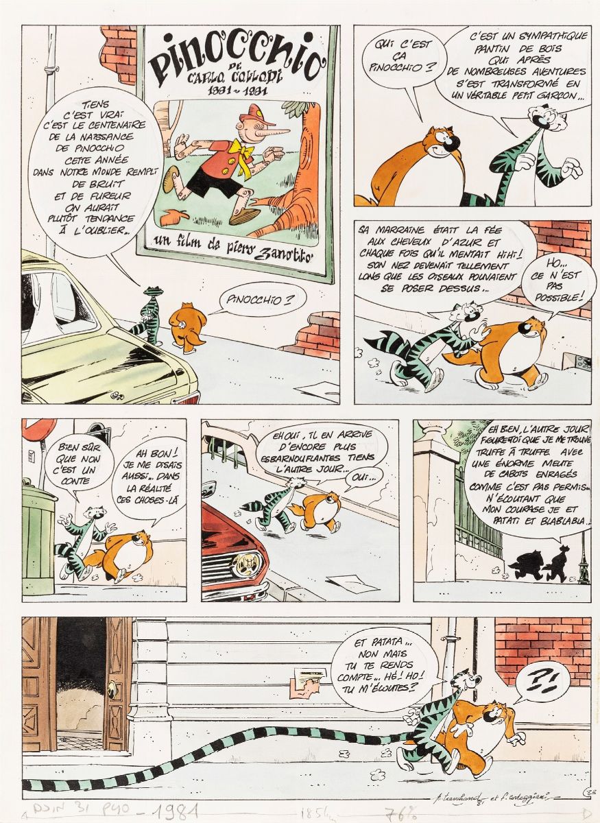 Pierre Tranchand - Pinocchio, Chafouin et Baluchon 1981 | Fumetti ...