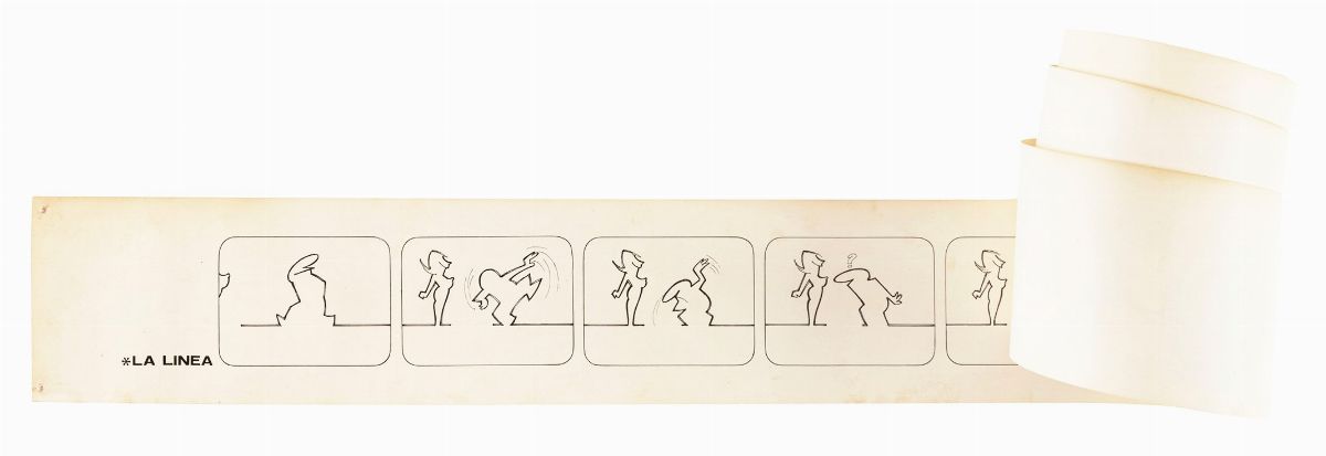 Osvaldo Cavandoli - La Linea - Un amore impossibile 1972 | Fumetti ...