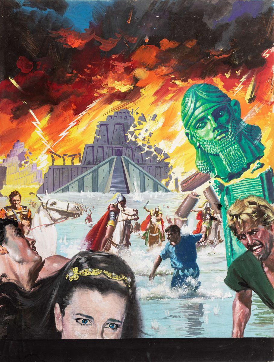 Enzo Nistri - Le sette folgori di Assur (War Gods of Babylon) 1962 ...