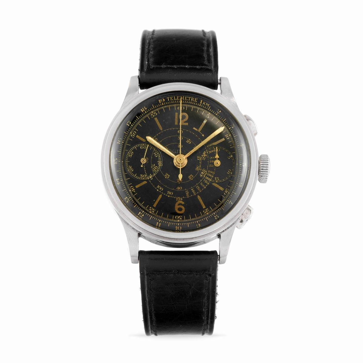 Ogines - cronografo, anni ‘40 | Orologi | Finarte, casa d'aste