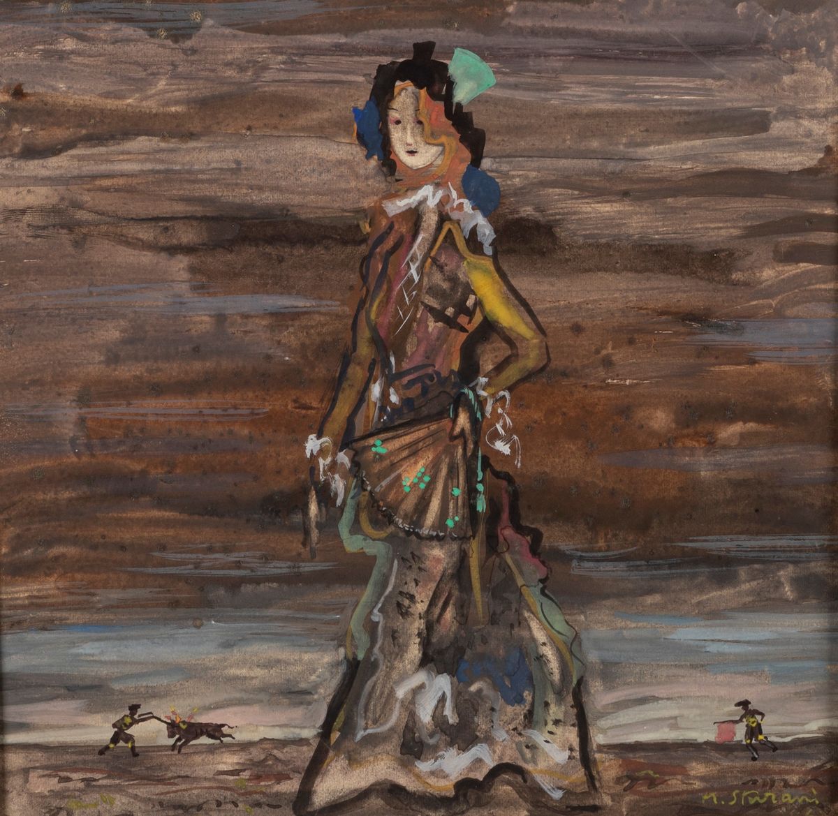 Mario Sturani - The Spanish girl | 19th and 20th Century Figurative Art ...