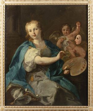Scuola veneta, secolo XVIII - Allegoria della Pittura | Dipinti e ...