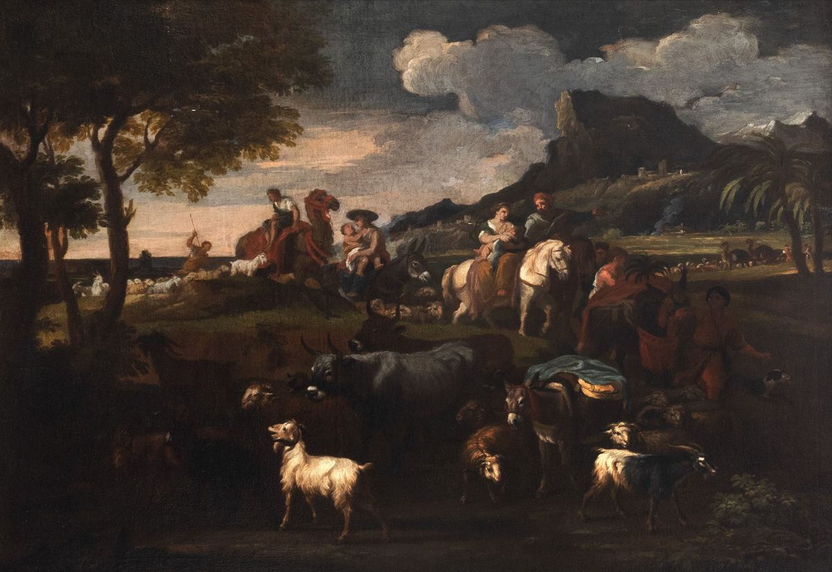 Pieter Mulier, detto il Tempesta - Esodo degli Ebrei dall'Egitto ...