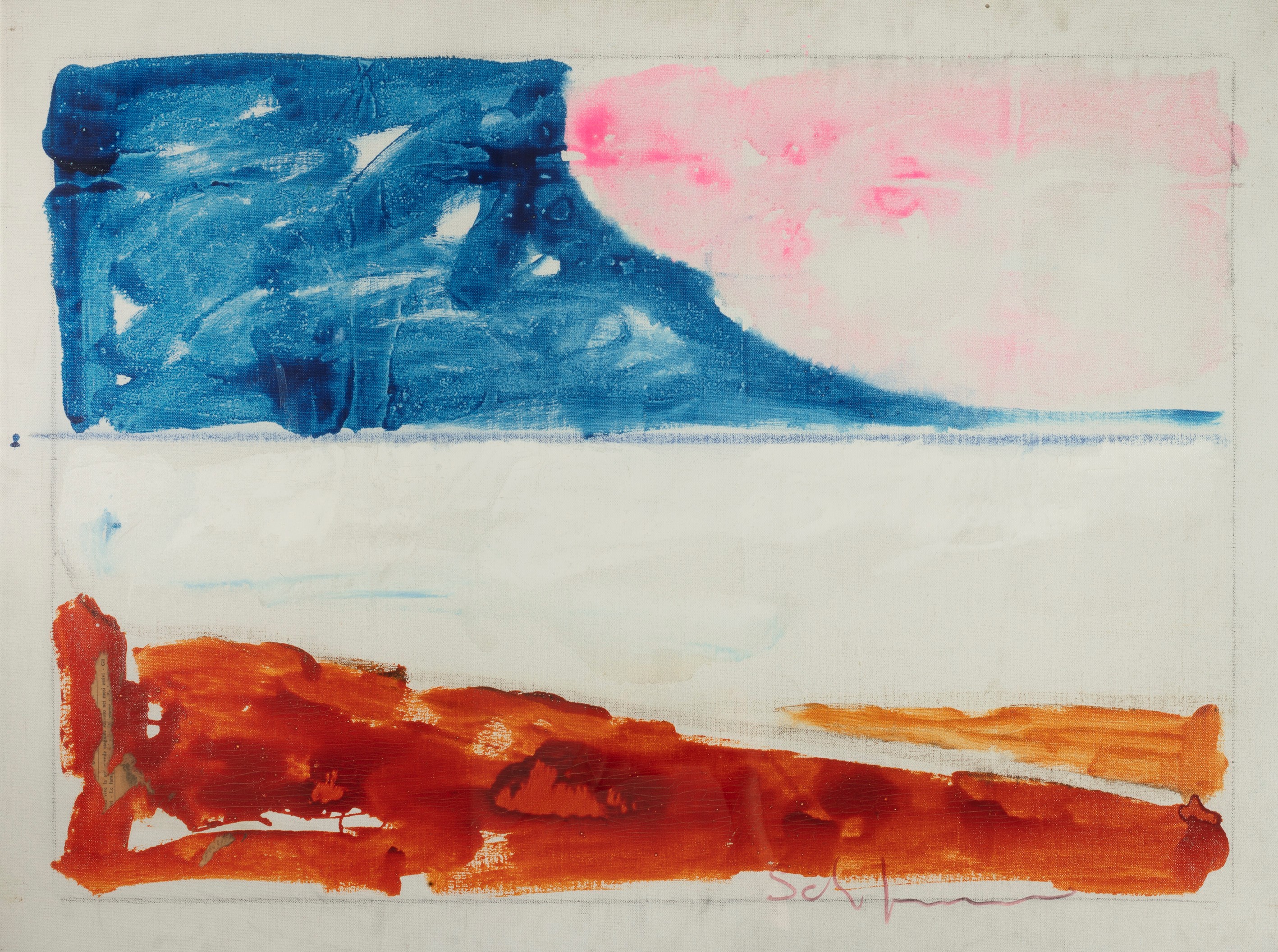 Mario Schifano - Paesaggio anemico first half of the 70s | Modern ...