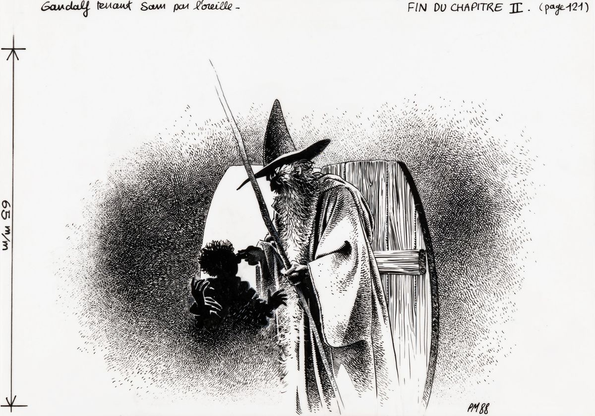 Philippe Munch - Gandalf tiene Sam per l'orecchio 1988 | L'Arte de ''Il ...
