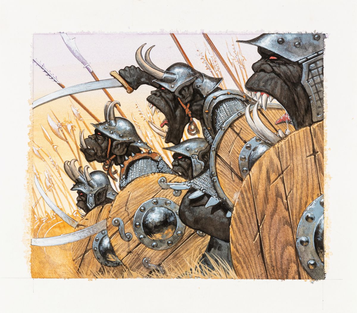 Brian Snoddy - Orc Warriors 1996 | The Art of ''The Lord of the Rings ...