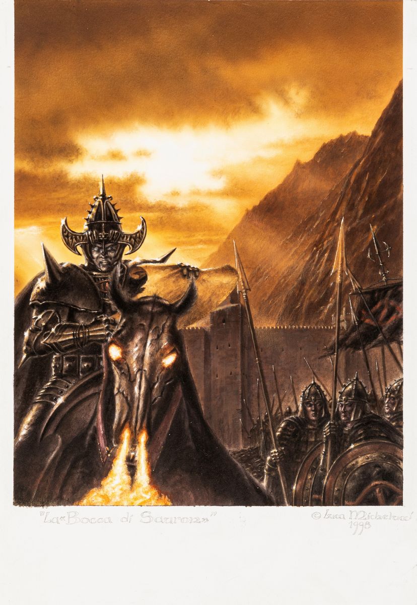 Luca Michelucci - The mouth of Sauron 1998 | The Art of ''The Lord of ...