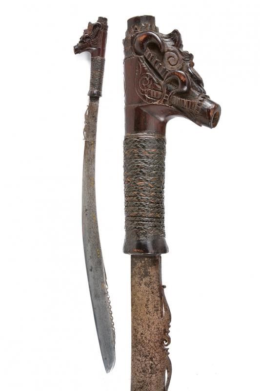 A rare mandau (jimpul or gayang) of the Iban or Dusun | Rare and Fine ...