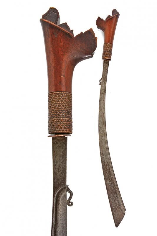 A rare mandau (jimpul) duku amat of the Iban-Dayak | Rare and Fine ...