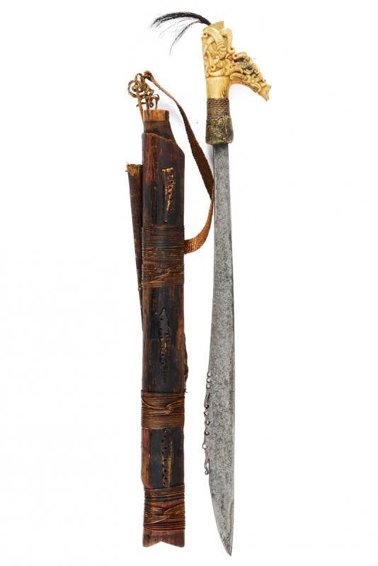 A Mandau / Parang ilang of the Kenyah-Dayak | Rare and Fine Antique ...