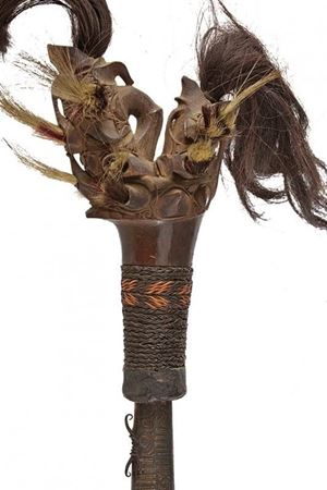 A Mandau / Parang ilang of the Kenyah-Dayak | Rare and Fine Antique ...