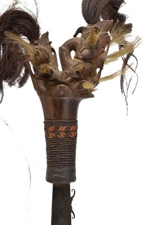 A Mandau / Parang ilang of the Kenyah-Dayak | Rare and Fine Antique ...