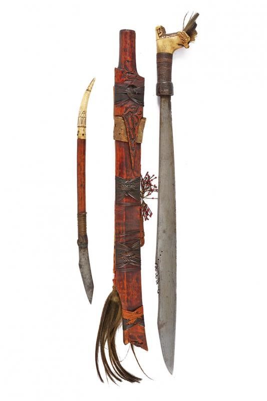 A mandau of the Kajan-Dayak | Rare and Fine Antique Arms from the Malay ...
