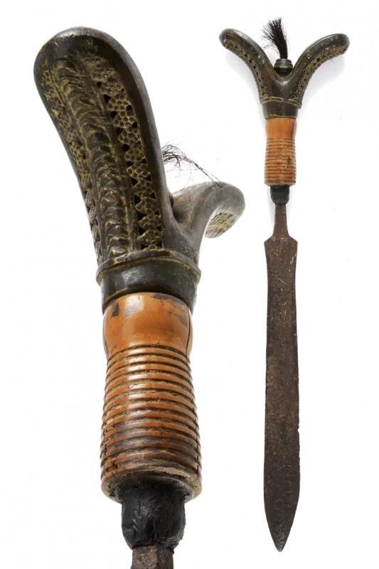 A ritual dohong dagger of the Dayak | Rare and Fine Antique Arms from ...