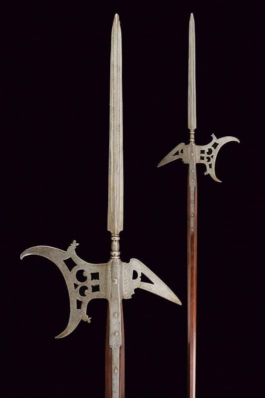 Alabarda incisa e traforata | Armi Antiche, Armature e Militaria ...