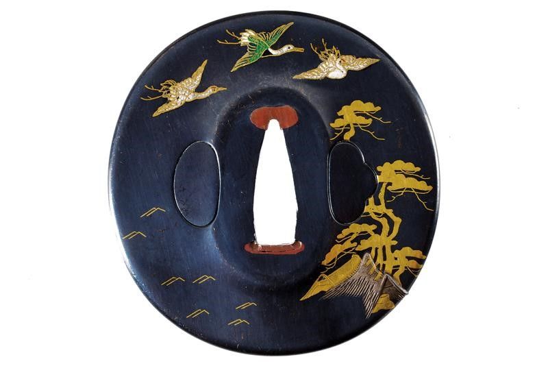 Tsuba firmata Tenkodo Hidekuni | Armi Antiche, Armature e Militaria ...
