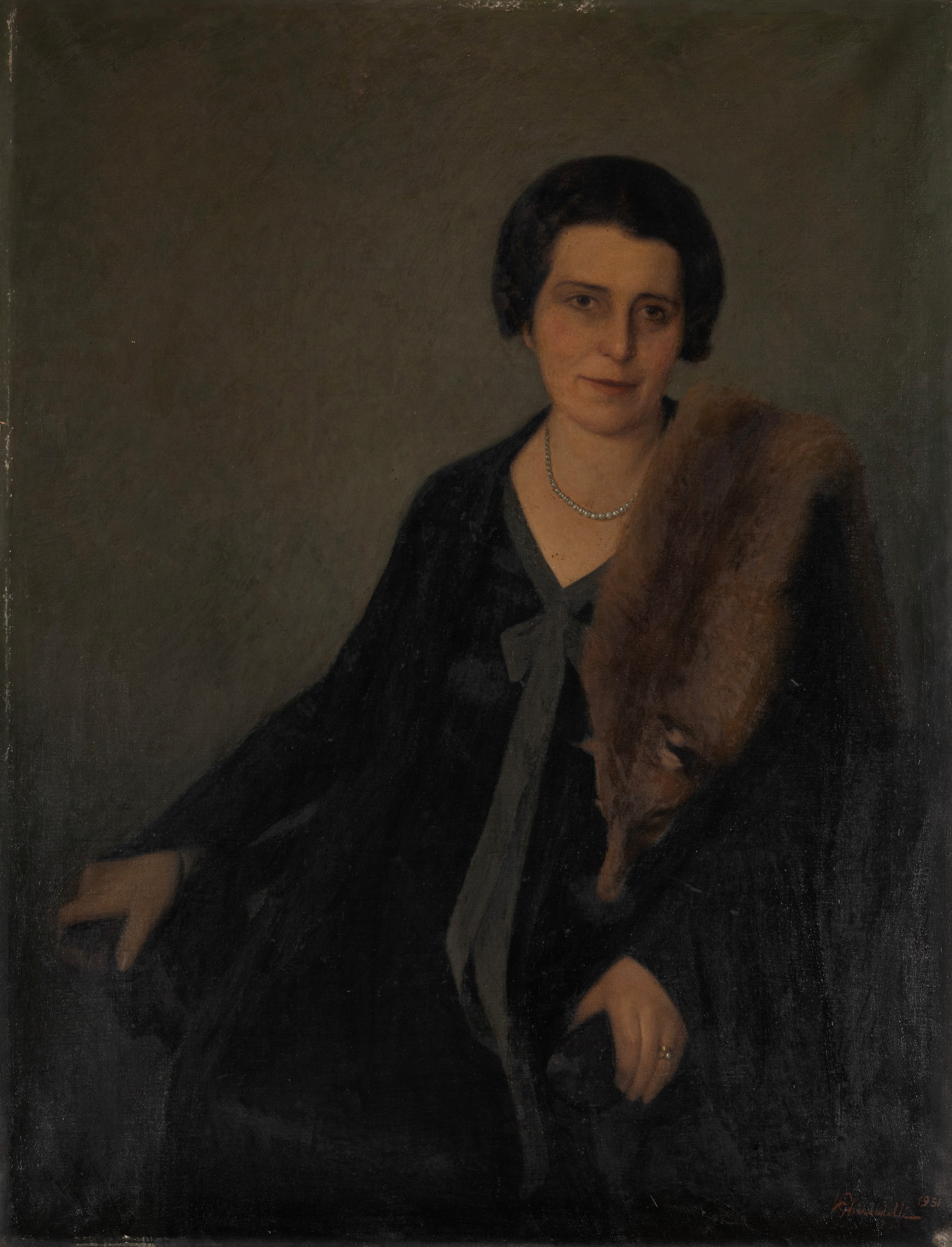 Vincenzo Ghirardelli - Portrait of Mrs. Piccinelli Rota 1931 | 19th and ...