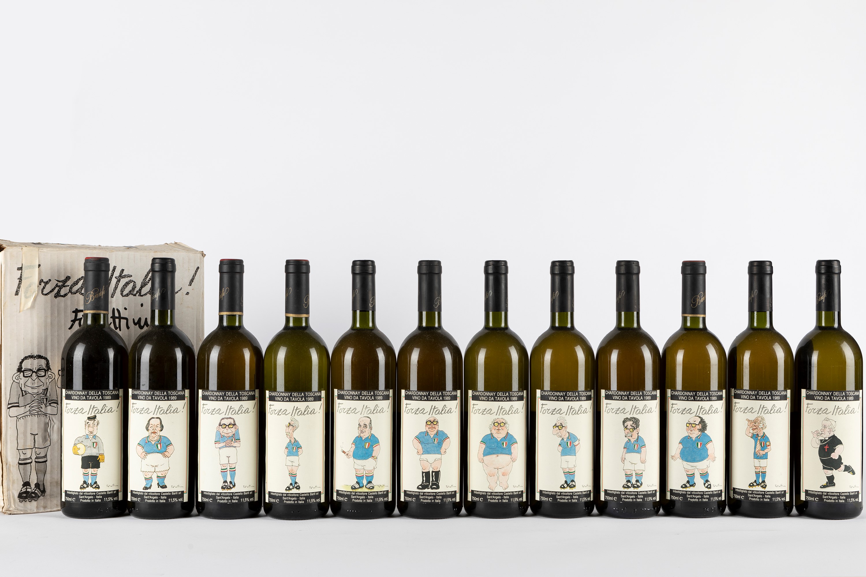 Toscana - ITALIA 90 by Giorgio Forattini - Castello Banfi (12 BT) 1989 ...