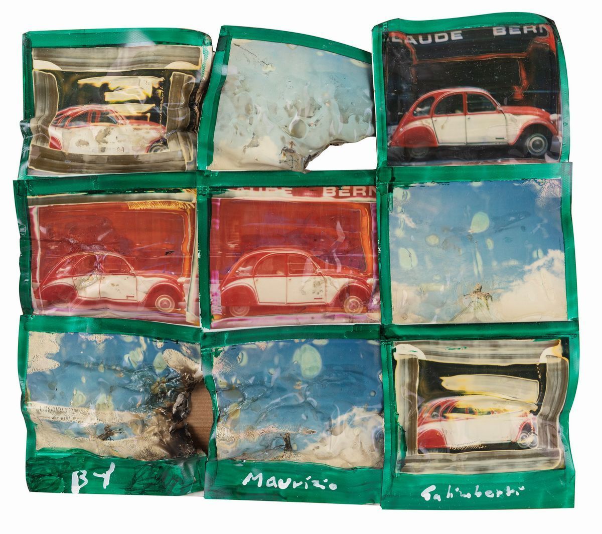 Maurizio Galimberti - Dada Citroen Cavallino Memory Fire bruciato 2005 ...