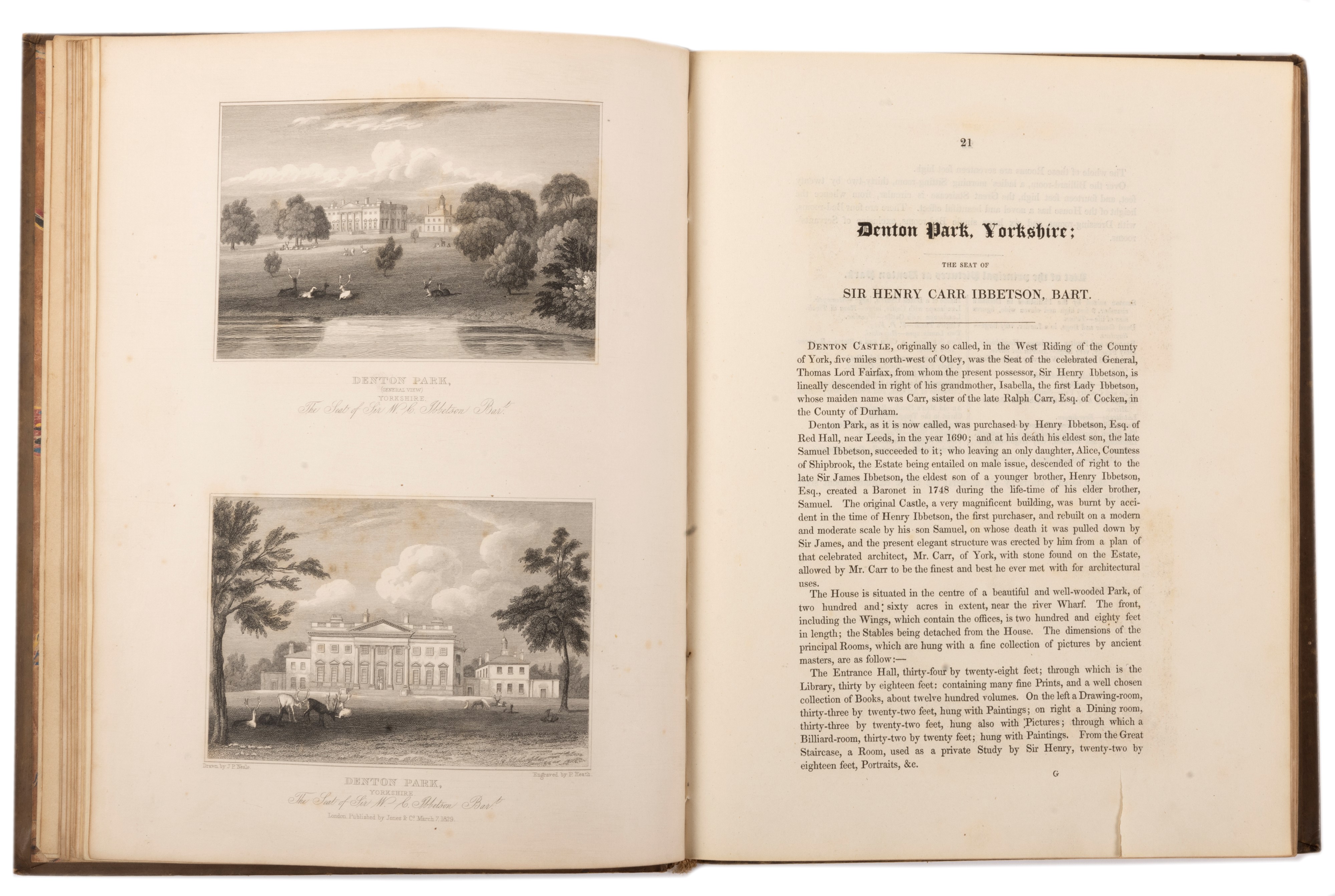 Jones' Views of the Seats, mansions, Castles &c of Noblemen and ...