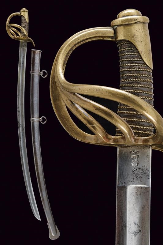 Sciabola da truppa dei cacciatori a cavallo 1859 | Armi Militari e ...