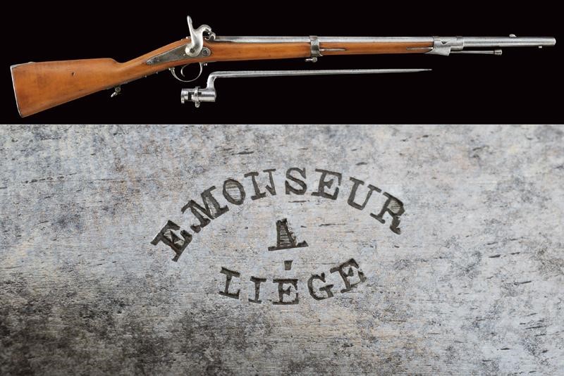 A gendarmerie percussion gun with bayonet Mid 19th Century | Military ...