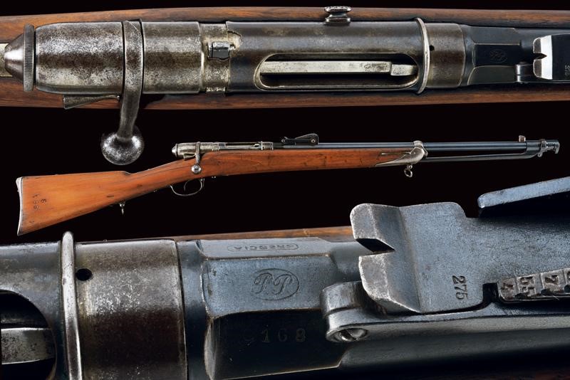 Moschetto Vetterli Mod. 1870 dei Reali Carabinieri con baionetta 1886 ...
