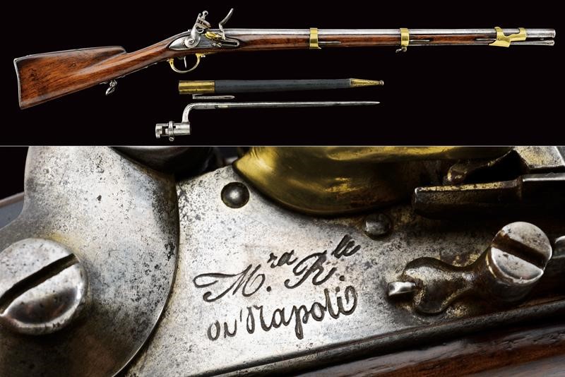 Moschetto a pietra focaia con baionetta | Armi Militari e Memorabilia ...