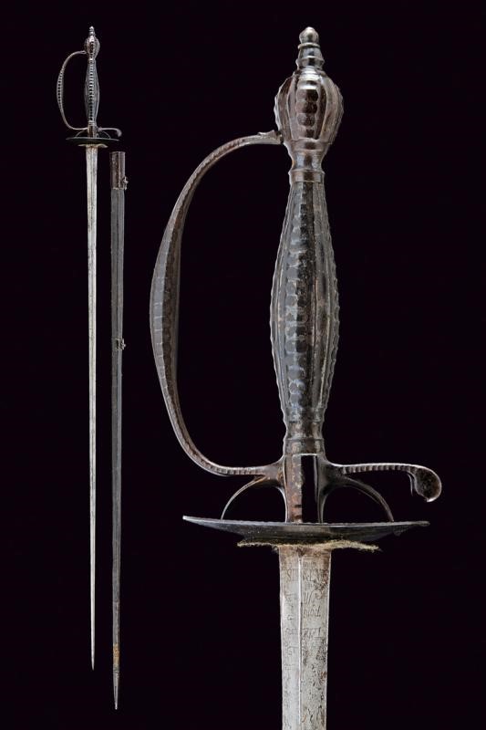 A court "mourning" small sword Late 18th - Early 19th Century ...