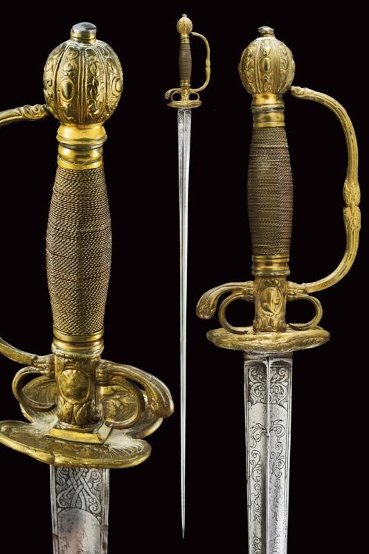 A small sword circa 1800 | Rare and Fine Antique Arms & Armour ...
