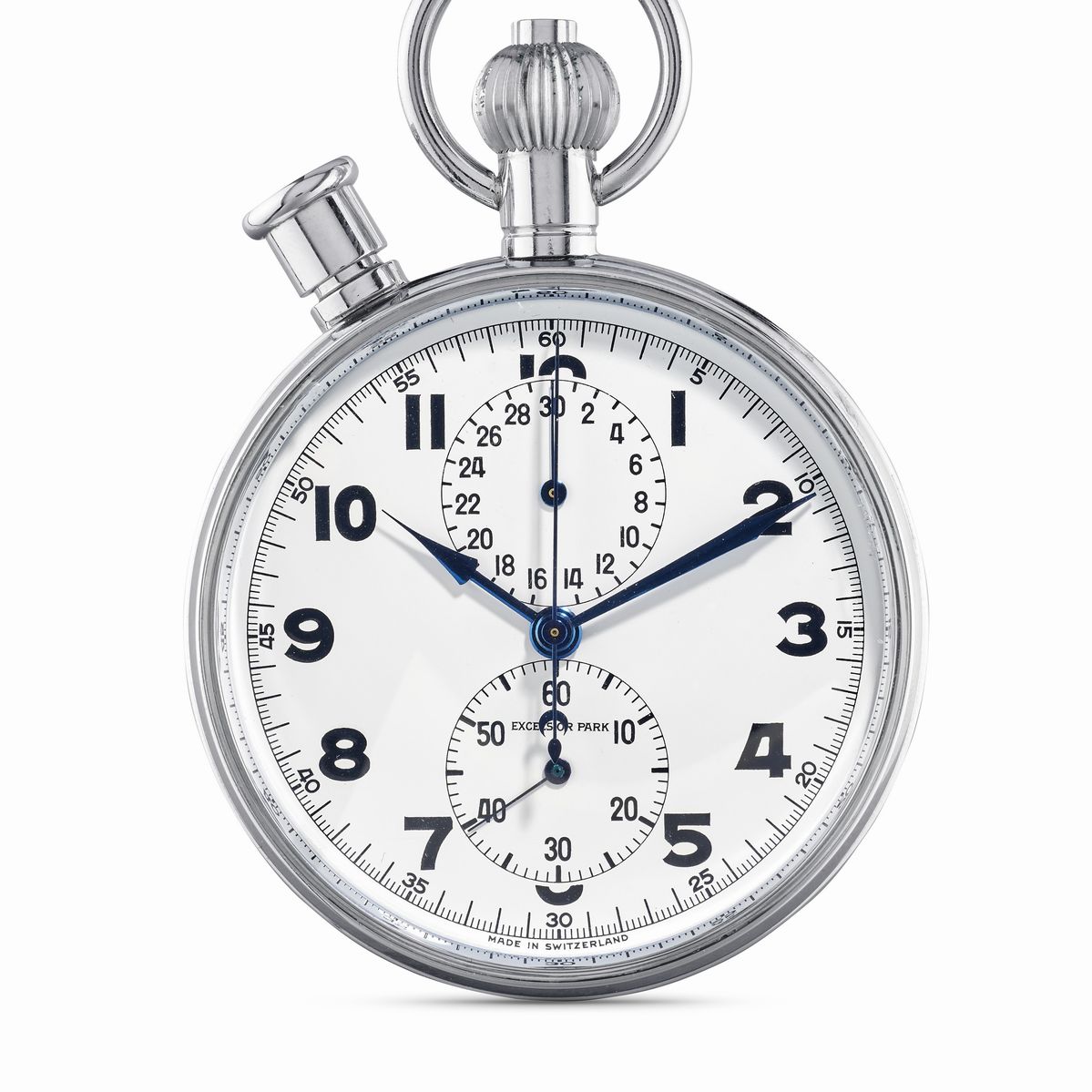 Excelsior Park - pocket watch rattrapante chronograph, 60s | Fine ...