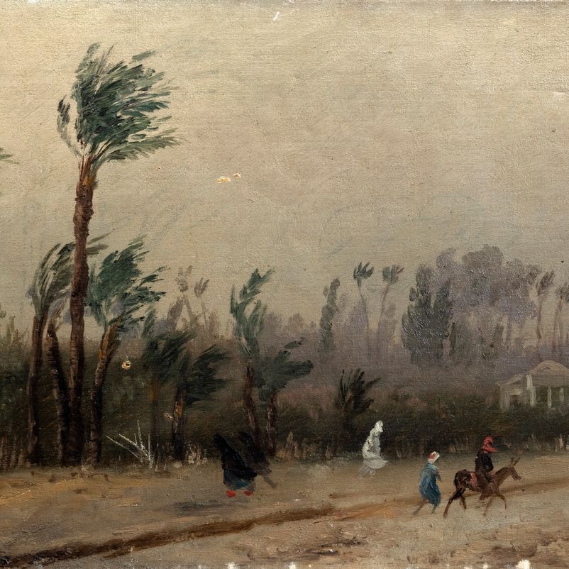 Giuseppe Haimann - Vento fra le palme 1875 | Arte Figurativa tra XIX e ...