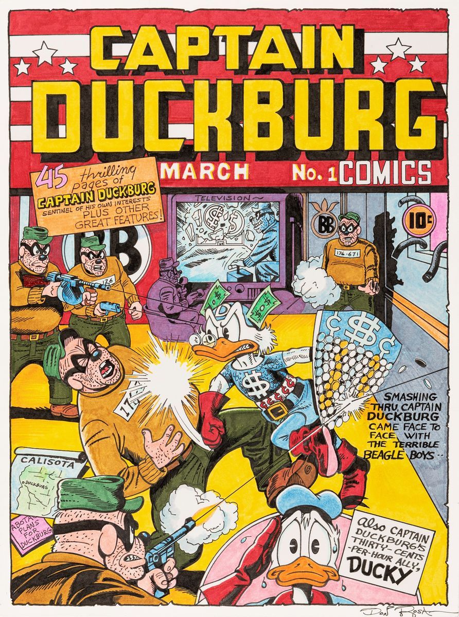 Don Rosa - Captain Duckburg n. 1 2012 | Original Comic Arts ...
