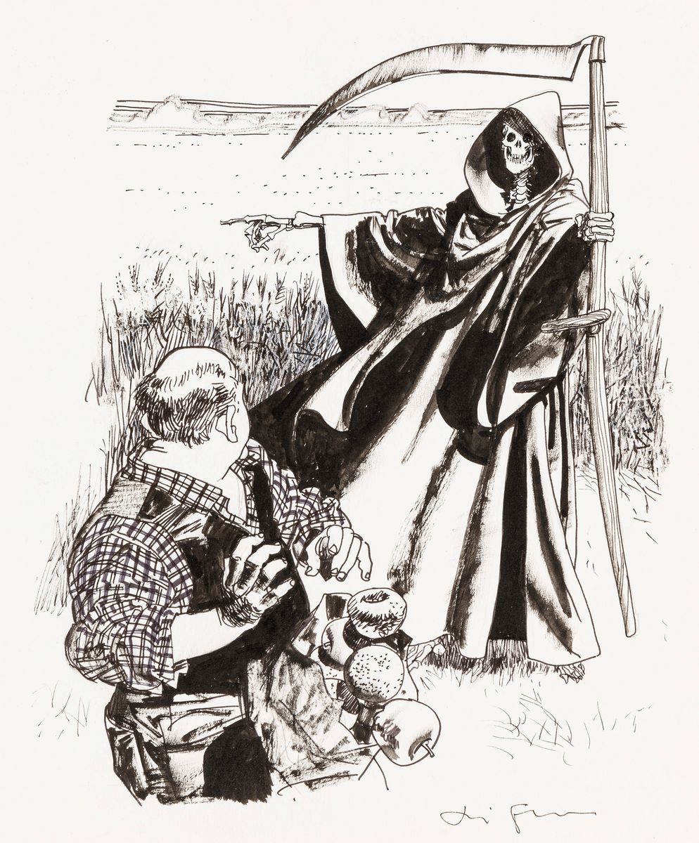 Aldo Di Gennaro - Il Tristo Mietitore anni '90 | Fumetti: Tavole e Illustrazioni Originali ...