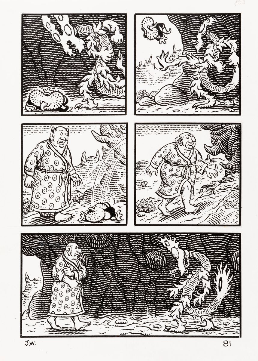 Jim Woodring - Weathercraft 2010 | Original Comic Arts & Illustrations ...