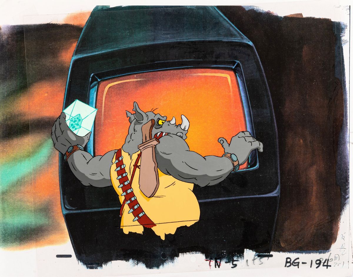 Studio Wolf - Teenage Mutant Ninja Turtles - Rocksteady 1987 | Original ...