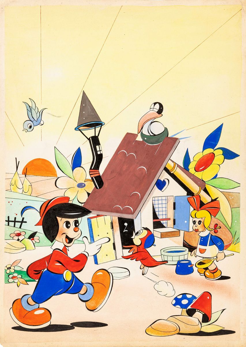 Bizen (Zenobio Baggioli) - senza titolo anni '50 | Original Comic Arts ...