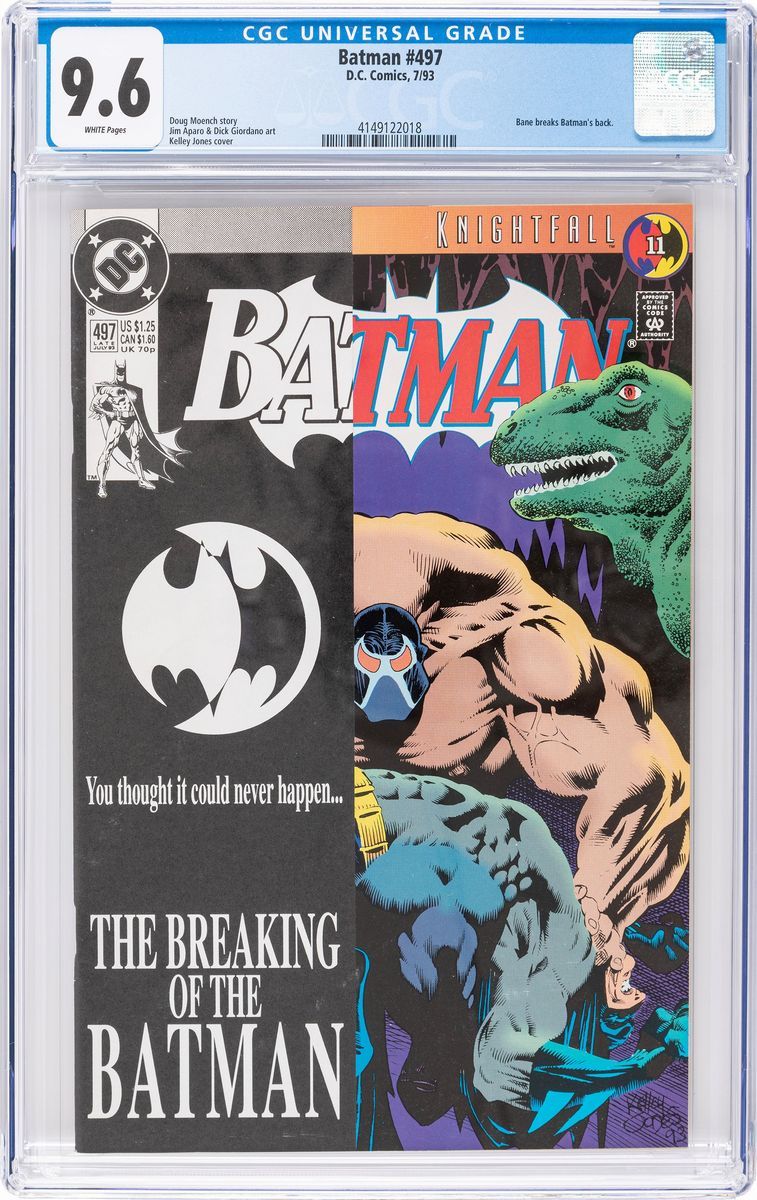 Batman # 497 1993 | Original Comic Arts & Illustrations | Finarte, casa ...