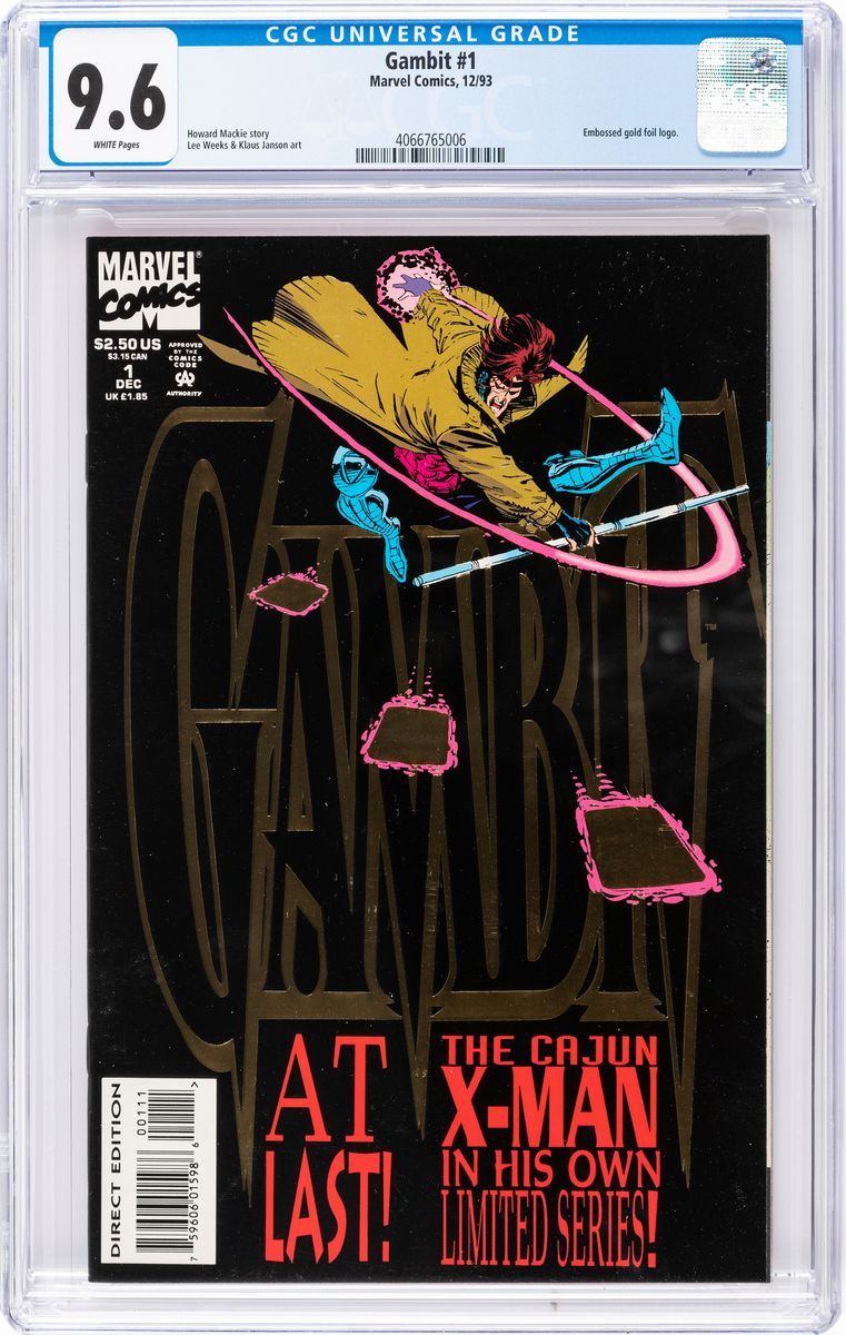 Gambit # 1 1993 | Original Comic Arts & Illustrations | Finarte, casa d ...