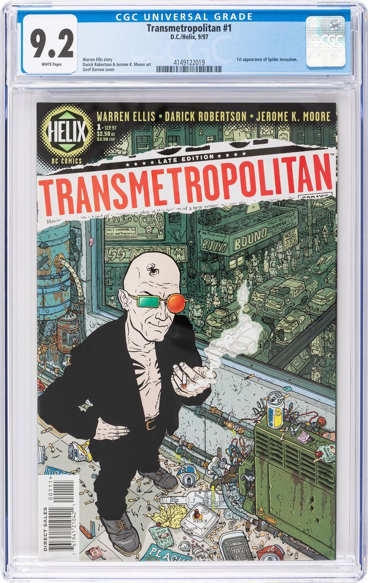 Transmetropolitan # 1 1997 | Original Comic Arts & Illustrations ...