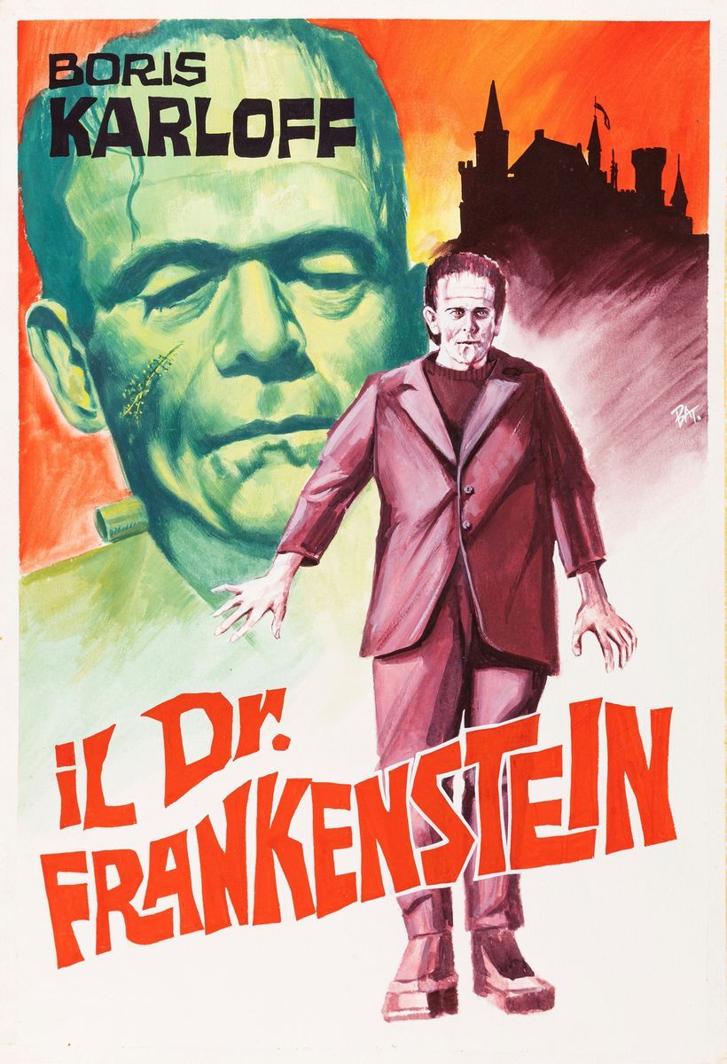 Bat - Il Dr. Frankenstein anni '80 | Original Movie Poster Artworks ...