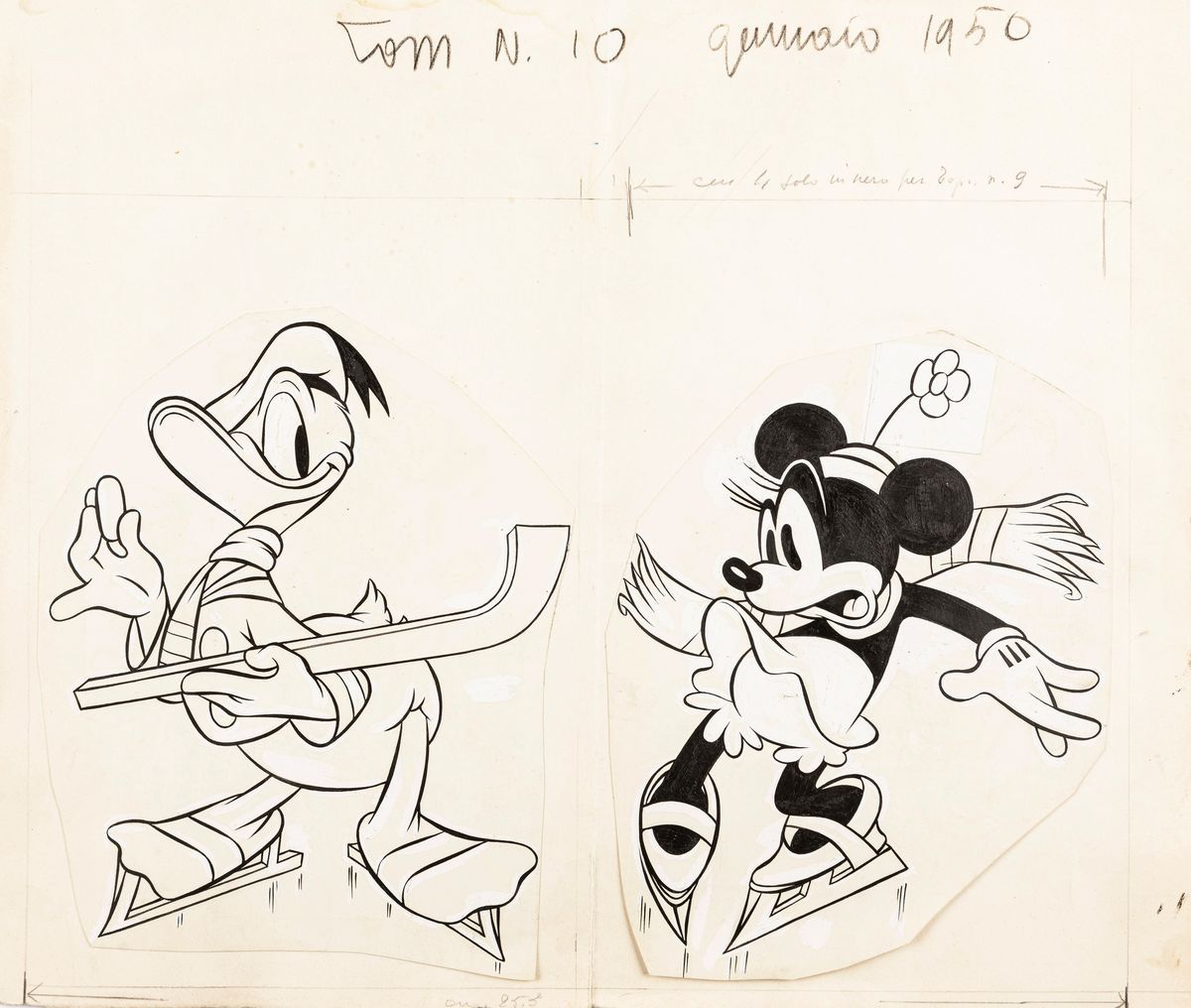 Ambrogio Vergani - Topolino n. 10 1950 | Original Comic Arts ...