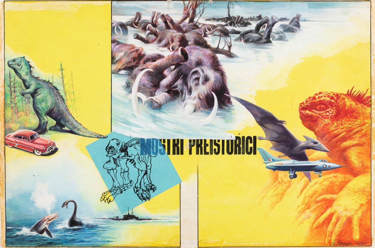 Kurt Caesar - Mostri preistorici 1952 | Original Comic Arts ...