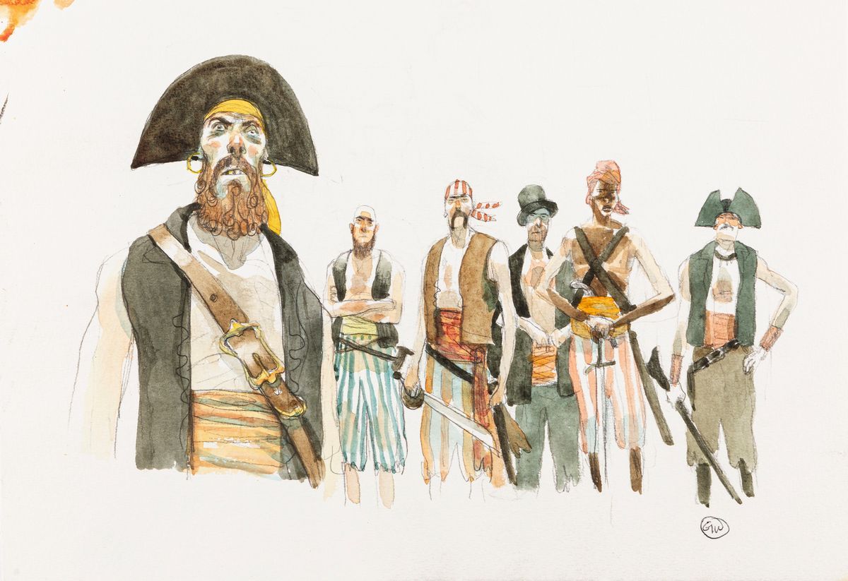 Gipi (Gianni Pacinotti) - Pirati 2009 | Original Comic Arts ...