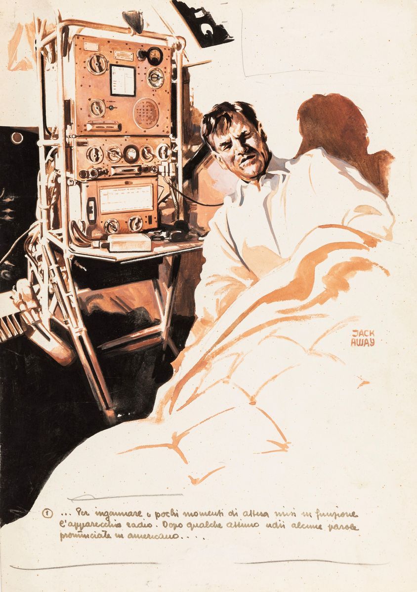 Kurt Caesar - ... qui parla Marte 1950 | Original Comic Arts ...