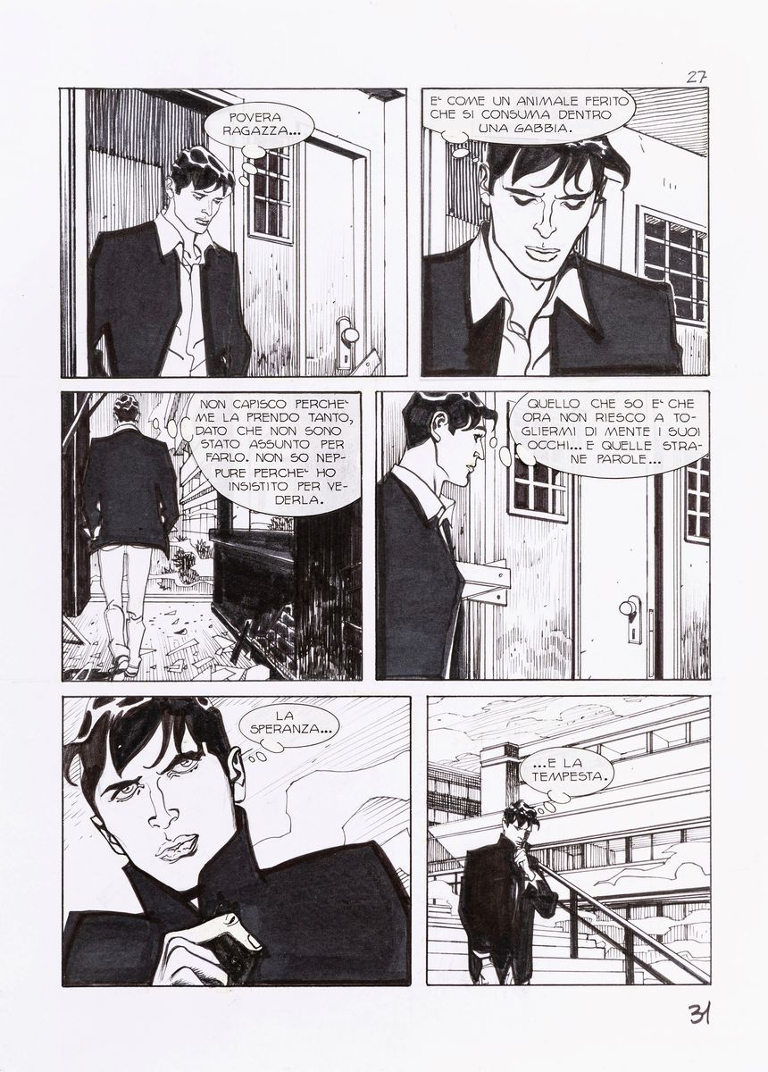 Nicola Mari - Dylan Dog - Nel segno del dolore 2010 | Original Comic ...
